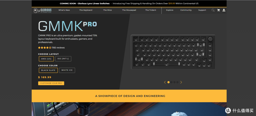 第一把客制化套件Glorious gmmk pro开箱_键盘_什么值得买