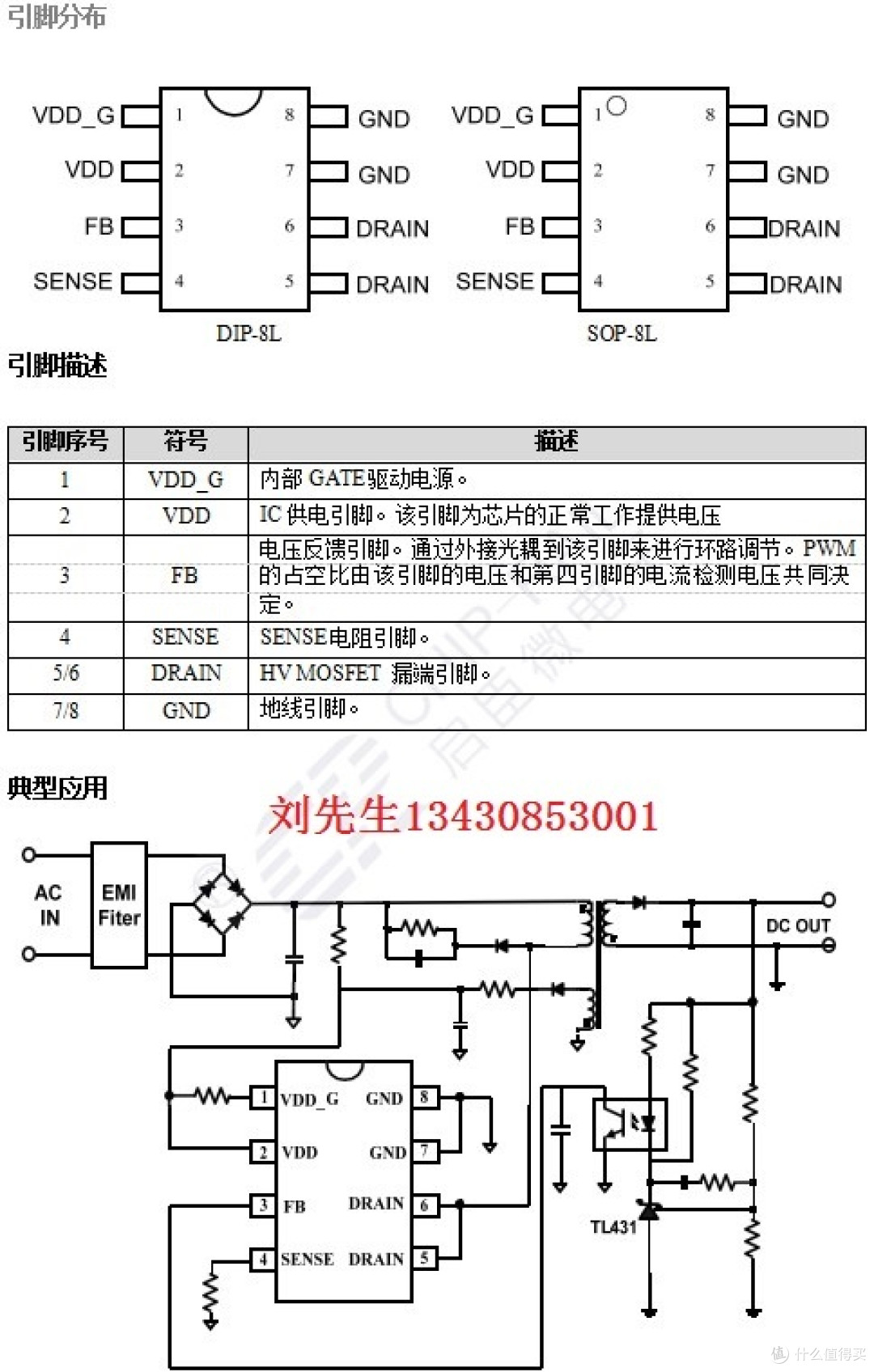 副边低待机功耗电源芯片CR5241/CR5243/CR5244/CR5249的功能特性与参数对比_数码配件_什么值得买