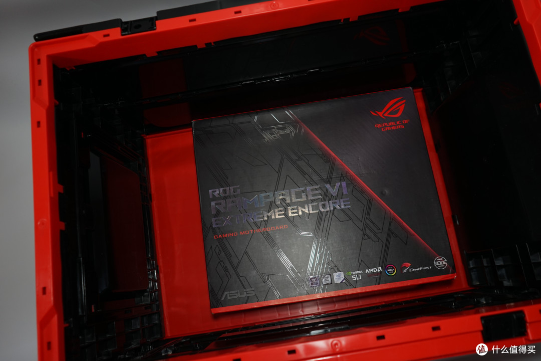 我的ROG全家桶再增加一员——玩家国度 ROG电竞折叠箱开箱_收纳箱_什么值得买