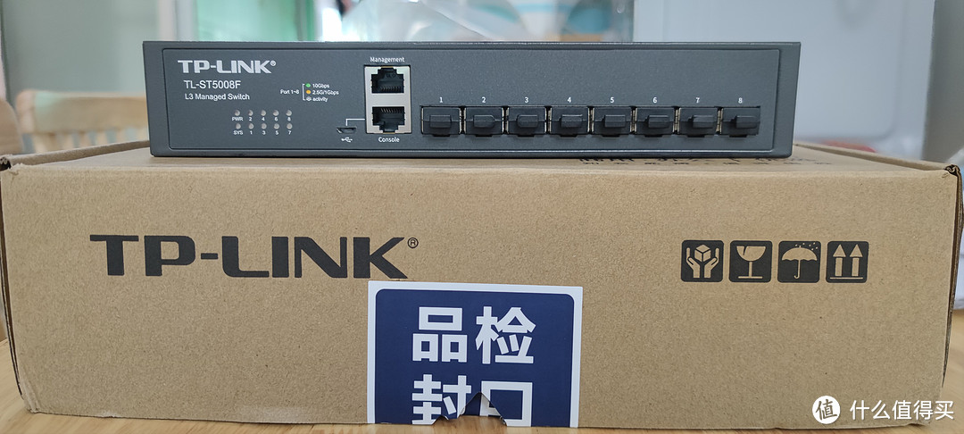 为了个猫棒我买一个万兆网管交换机——tp-st5008f v2 开箱_交换机_什么值得买