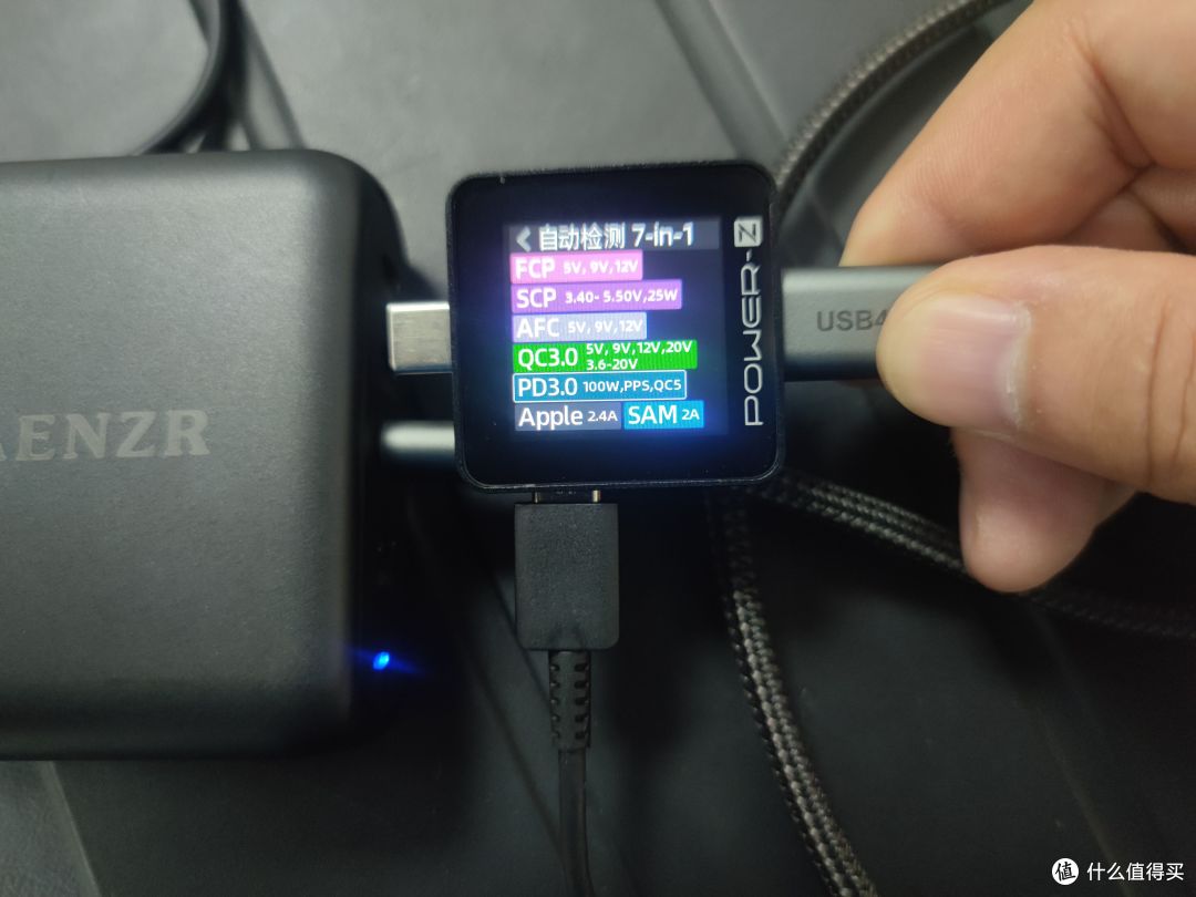 充电管理高手，AENZR130W氮化镓4C口充电器有点意思。_充电器_什么值得买
