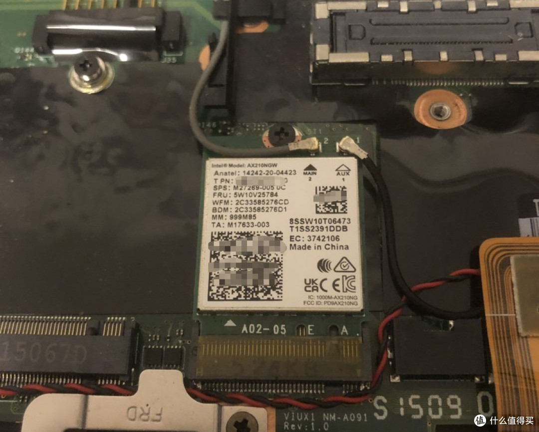 Thinkpad-x250安装ax210-003版WIFI6e无线网卡_网络设备_什么值得买