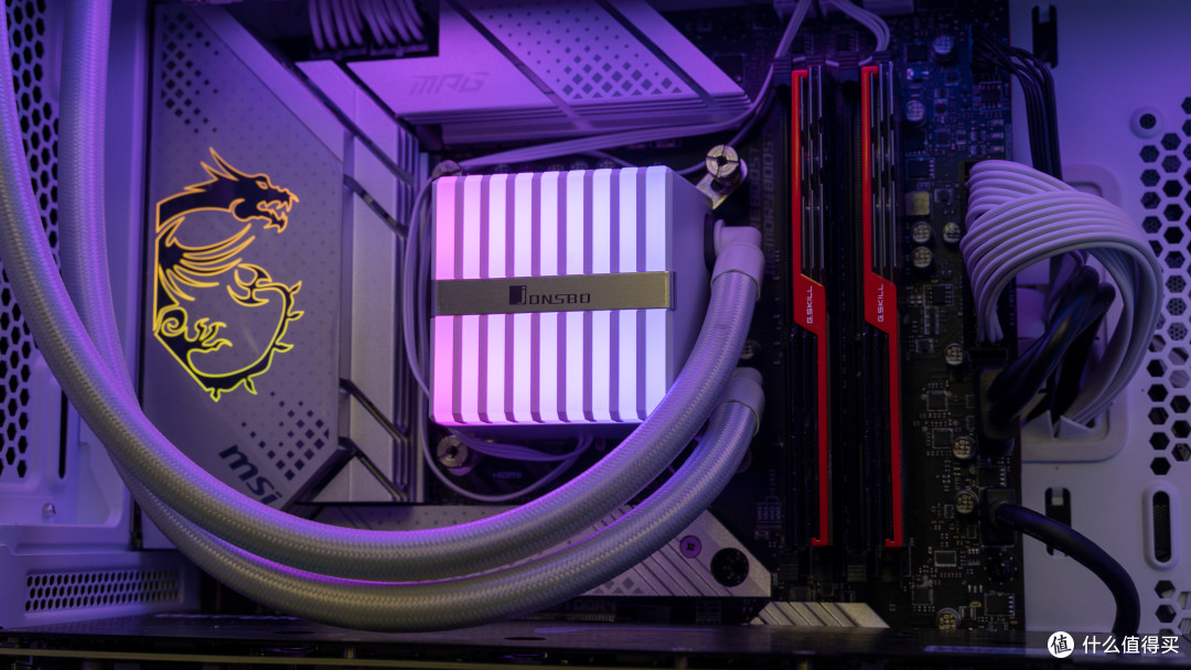 乔思伯HXW-360水冷散热器开箱评测，设计新颖性能均衡压制i7轻松_CPU散热器_什么值得买