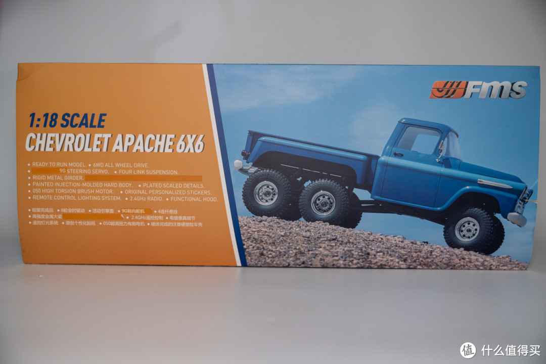 fms 1/18 雪佛兰 Apache 6X6_遥控玩具_什么值得买