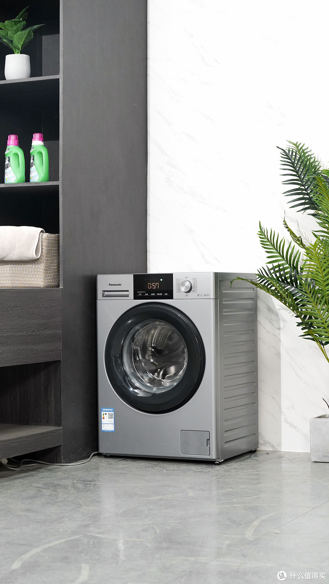 黑科技泡沫净+超大容量 松下XQG100-3N1S洗衣机使用体验_洗衣机_什么值得买