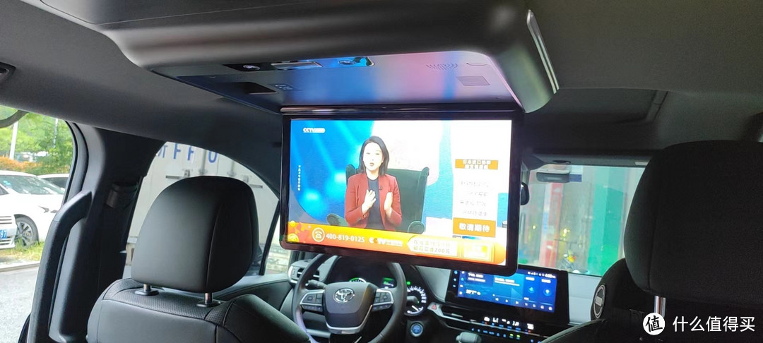 赛那专用吸顶电视，无损安装，超薄设计内置4G网络_车载影音_什么值得买