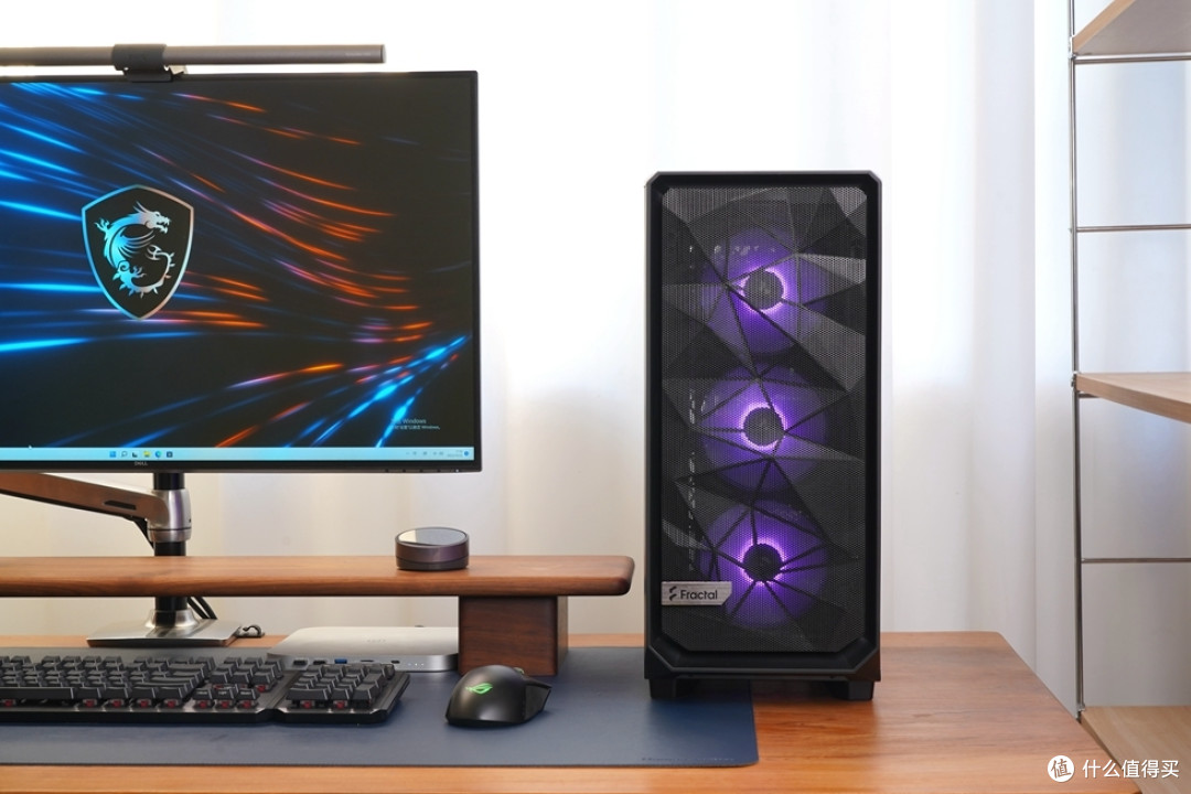 分形工艺 Meshify 2 Compact RGB 机箱装机体验！_电脑配件_什么值得买