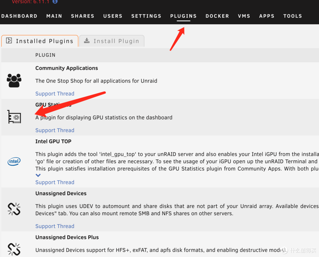 UNRAID 如何添加 GPU 仪表盘并开启核显（不用再敲代码了）_NAS存储_什么值得买