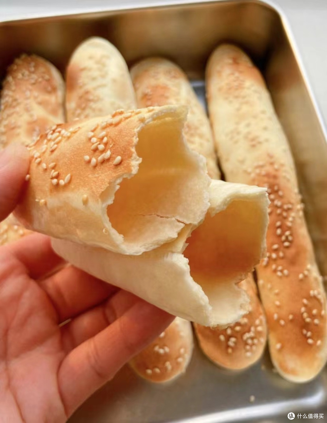 嘎嘣脆的空心糖饼，不用发酵_生鲜食品_什么值得买