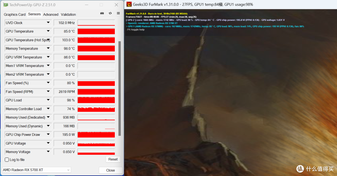 显卡矿卡评测第一期——5700XT讯景海外版_显卡_什么值得买