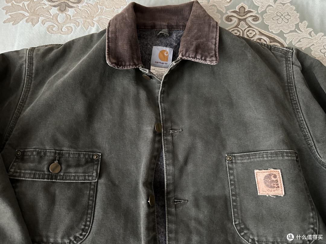 入坑以来第一次买主线的全新外套：卡哈特carhartt 103825 密歇根外套 经典卡哈特棕色_男外套_什么值得买
