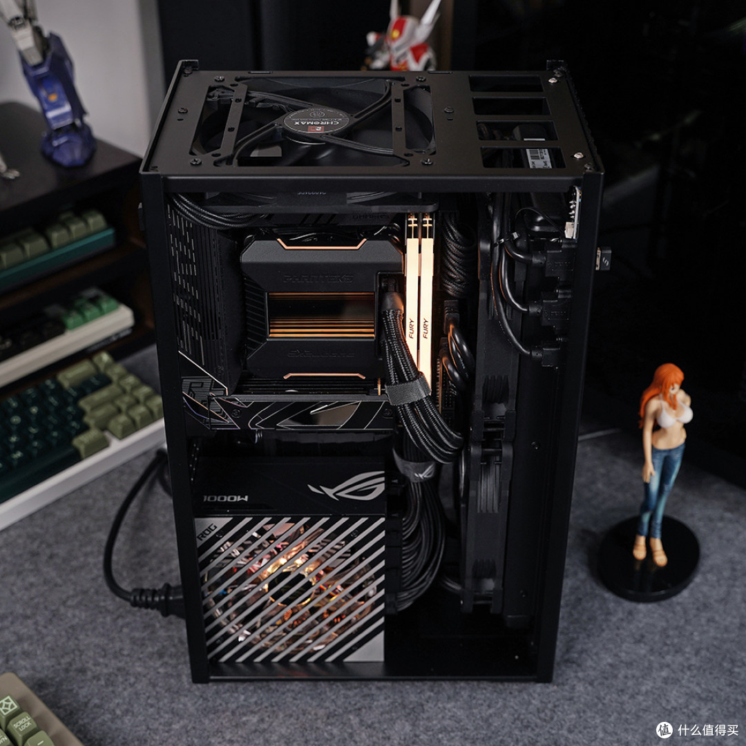 13600K/ROG Z790I/TUF RTX 4070TI，铁窗泪 ITX 机箱装机展示_主板_什么值得买