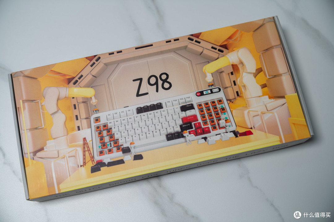 珂芝Kizz Z98键盘——带屏幕，外形圆润_键盘_什么值得买
