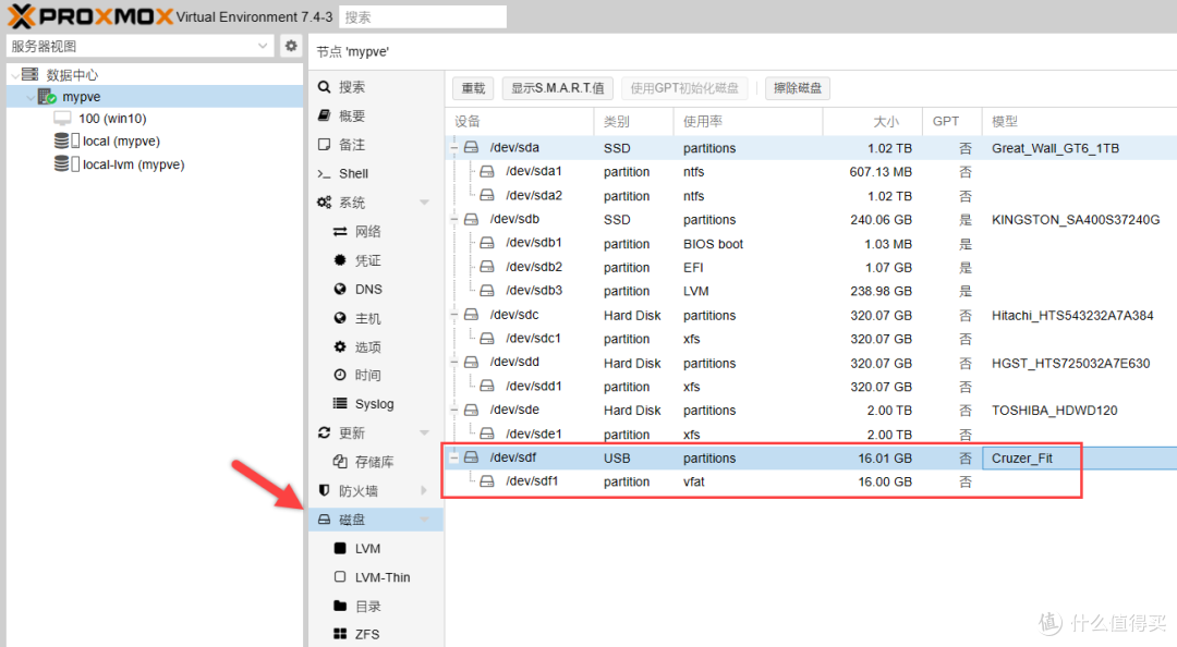 PVE系统，虚拟机套娃安装Unraid_NAS存储_什么值得买