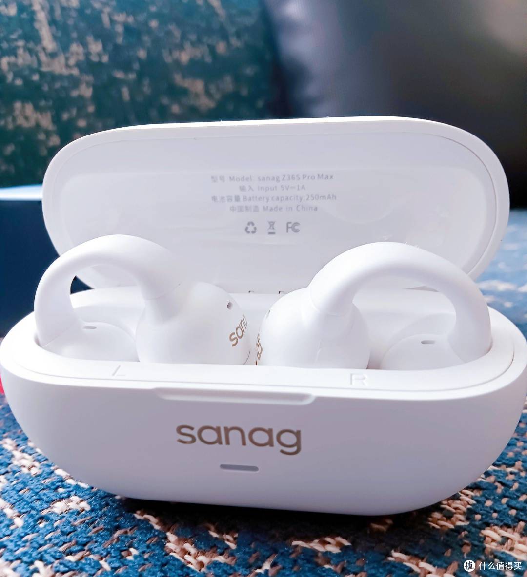sanag塞那Z36耳夹式蓝牙耳机，百位健身教练力荐，真无线，更潮更时尚_蓝牙耳机_什么值得买