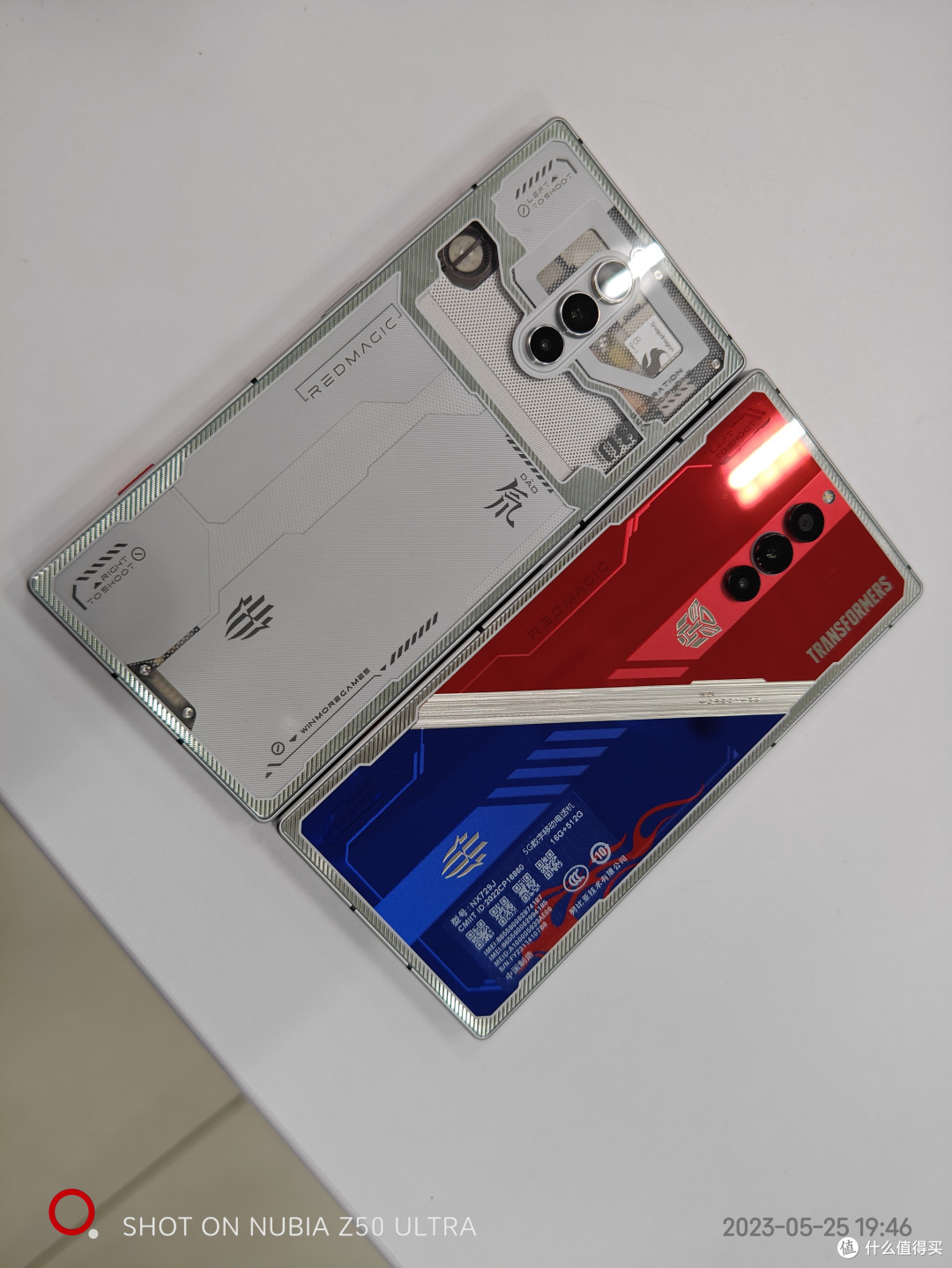 红魔8p变形金刚联名vs银翼版vs努比亚z50u！三款全面屏手机的外形，你喜欢哪个？_安卓手机_什么值得买