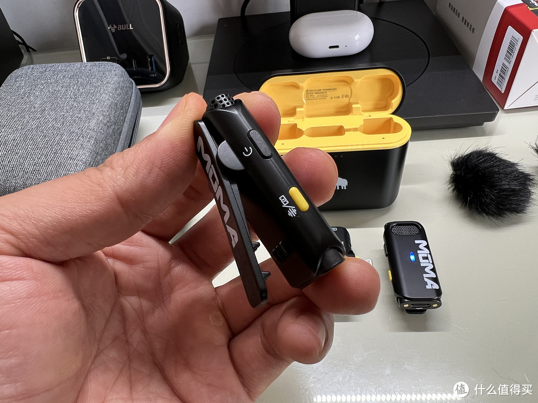 Vlog视频录音降噪收音麦克风-猛玛MOMA悦声S1无线领夹麦克风评测_麦克风_什么值得买