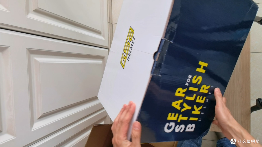 入手GSB RC5碳纤维摩托车头盔 – 开箱大量图片_摩托车骑行装备_什么值得买