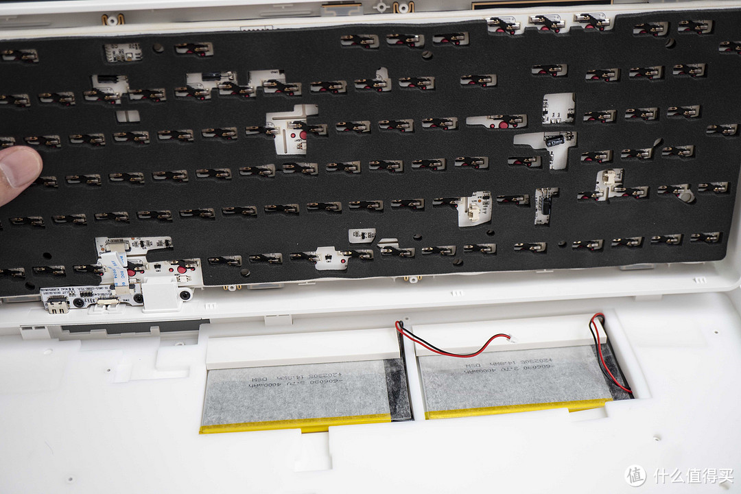 开箱狼蛛F99 Fr4版，上手感受+拆解+打字音，简单体验！_键盘_什么值得买