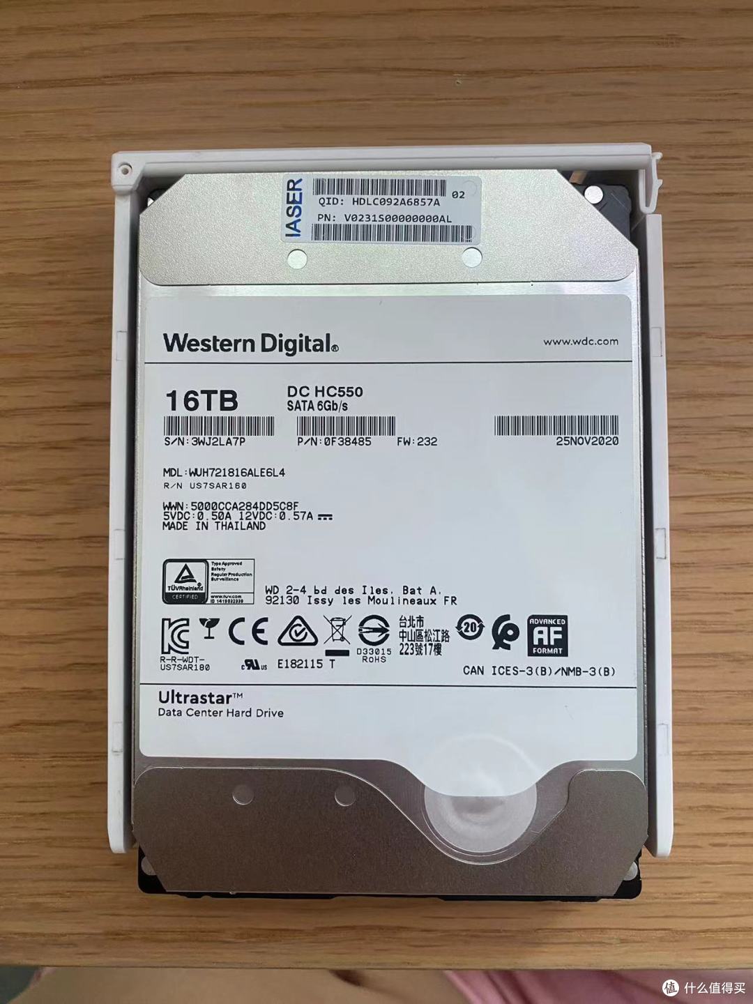 拼多多买的矿渣HC550 16T到手开箱_硬盘_什么值得买