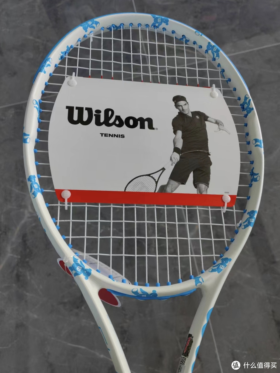 适合初学者的wilson网球拍，小熊联名很漂亮_网球_什么值得买