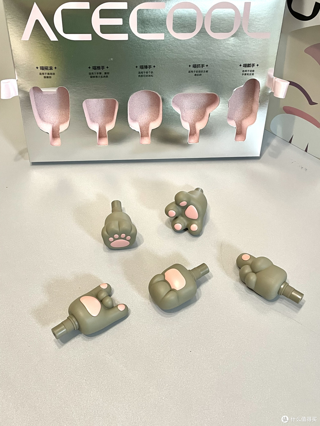 ACECOOL粒子重塑猫咪筋膜枪，心心念念了好久终于入手了_运动护具_什么值得买