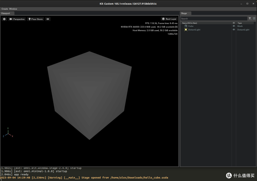 如何创建和加载一个基本的USD场景_服务软件_什么值得买