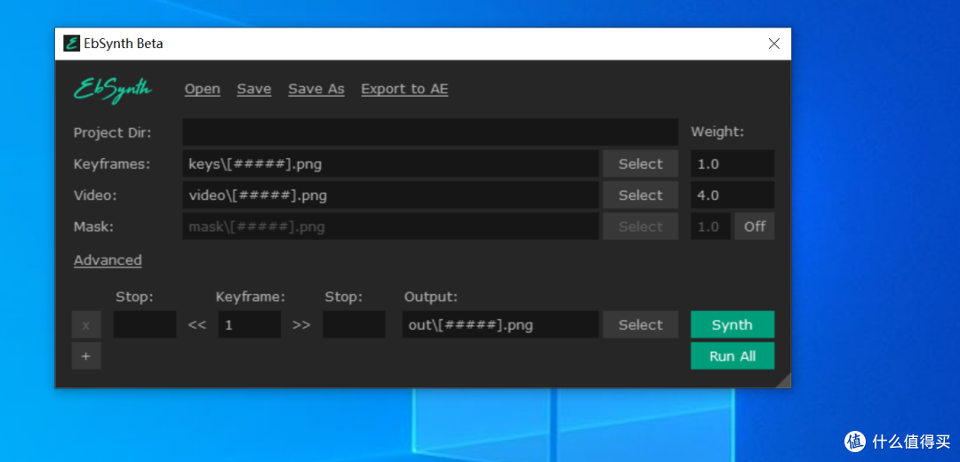 真人变动漫：stable diffusion用Ebsynth Utility创建动漫视频的教程_服务软件_什么值得买