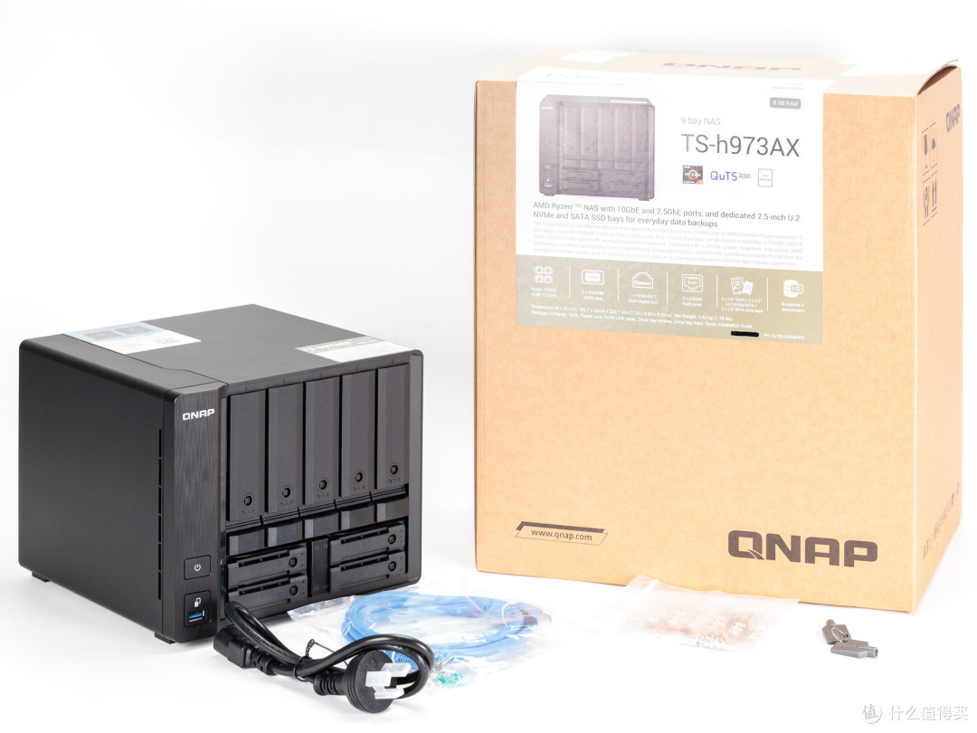 支持U.2和ZFS 威联通TS-h973AX介绍与实战_NAS存储_什么值得买