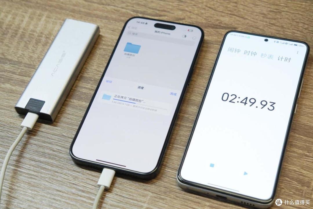 USB 3 10Gbps 传输，外置存储空间，iPhone15 Pro Max 外接存储体验_iPhone_什么值得买