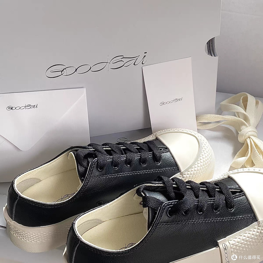 双十一购后晒之买的第一双goodbai_运动板鞋_什么值得买