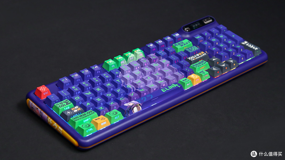 原创IP人物突破次元壁，珂芝Z98 IP定制款评测_键盘_什么值得买