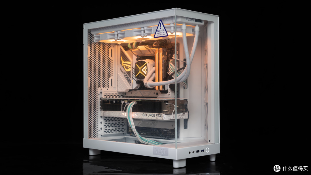 年终奖献给纯白海景房，ROG Z790-A WIFI S吹雪+索泰RTX 4070 Ti+恩杰H6 Flow装机分享_CPU_什么值得买
