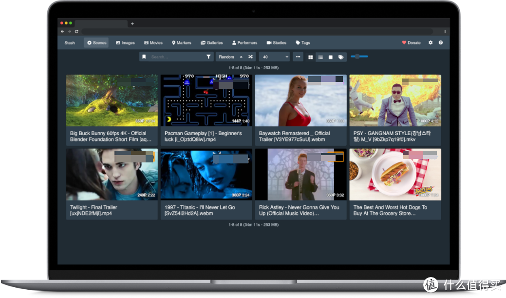 【Docker搭建Stash】一款专业的小姐姐自托管资源管理系统，支持硬件转码，用于管理视频和图片_NAS存储_什么值得买