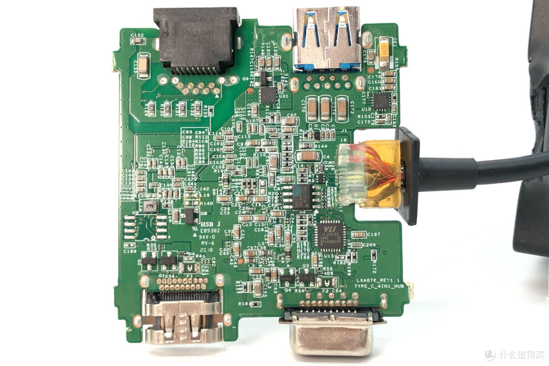 联想USB C Travel Hub Gen2便携式端口拓展器 拆解报告 旅行办公神器Mini Hub 4X91A30366 支持双显示器 ...
