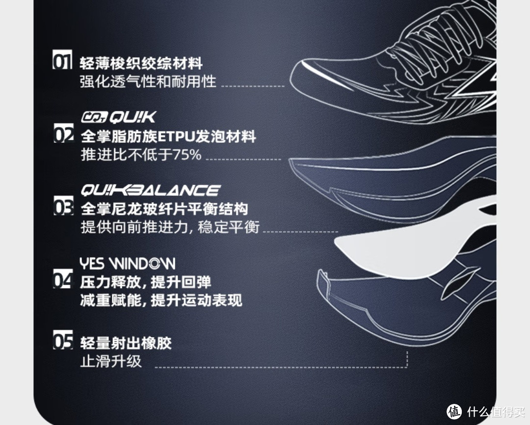 361°飞燃2ET跑步鞋 _跑鞋_什么值得买