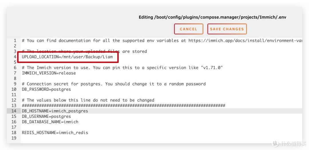 Unraid NAS Immich图片管理安装教程 官方推荐方法Docker-Compose_网络存储_什么值得买