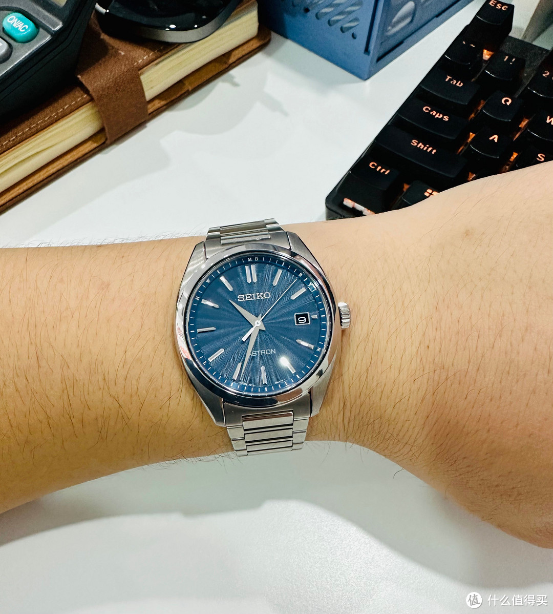 你好SEIKO！精工 Astron钛合金光动能电波手表 站内首晒！_男表_什么值得买