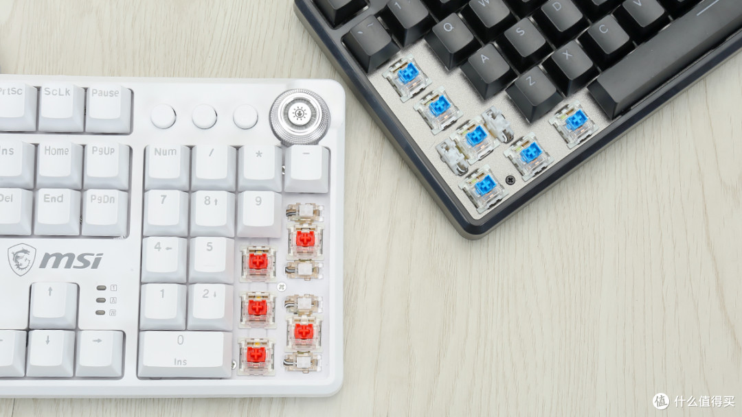 微星VIGOR GK50Z V2游戏机械键盘评测：外观功能全面升级_键盘_什么值得买