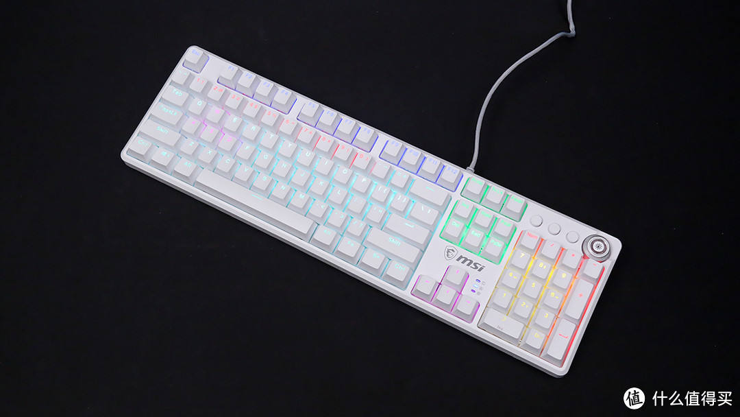 微星VIGOR GK50Z V2游戏机械键盘评测：外观功能全面升级_键盘_什么值得买