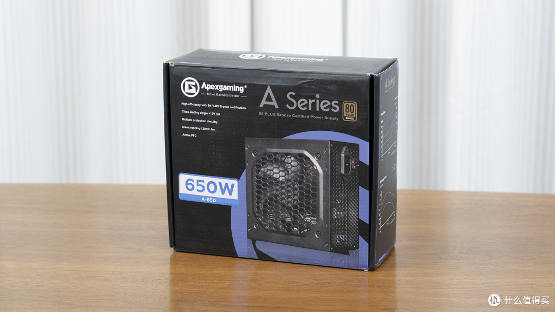 300块的电源，用着却意料地稳！艾湃电竞A650铜牌电源开箱及试用体验分享！_电脑电源_什么值得买