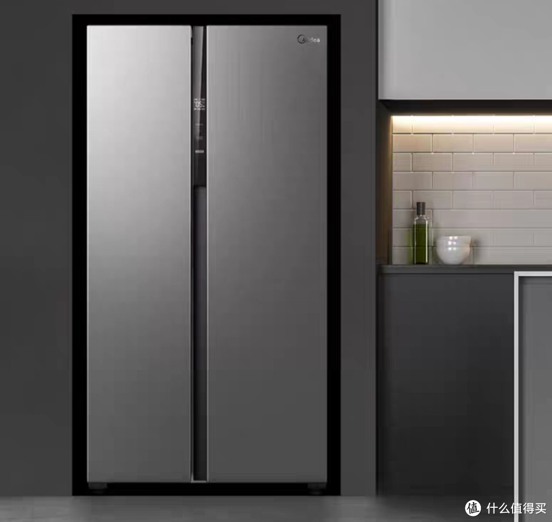 AWE观察员美的555L对开双开门电冰箱家用大容量超薄变频风冷无霜一级能效。_冰箱_什么值得买