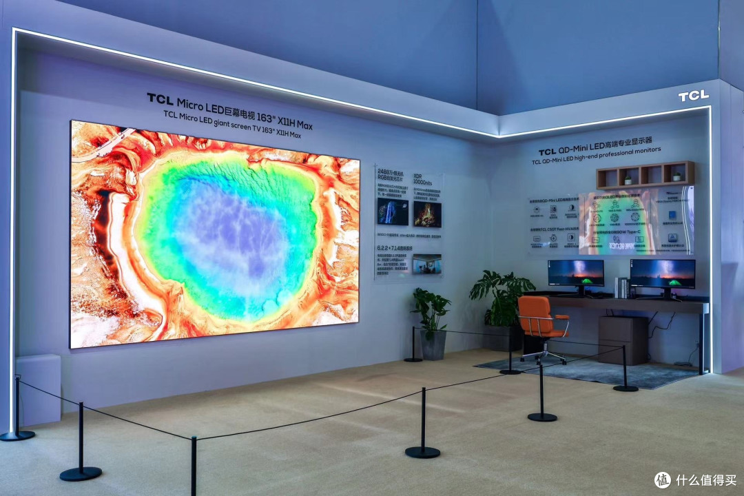 惊艳全场！TCL全新MicroLED巨幕电视X11H Max亮相上海_电视_什么值得买