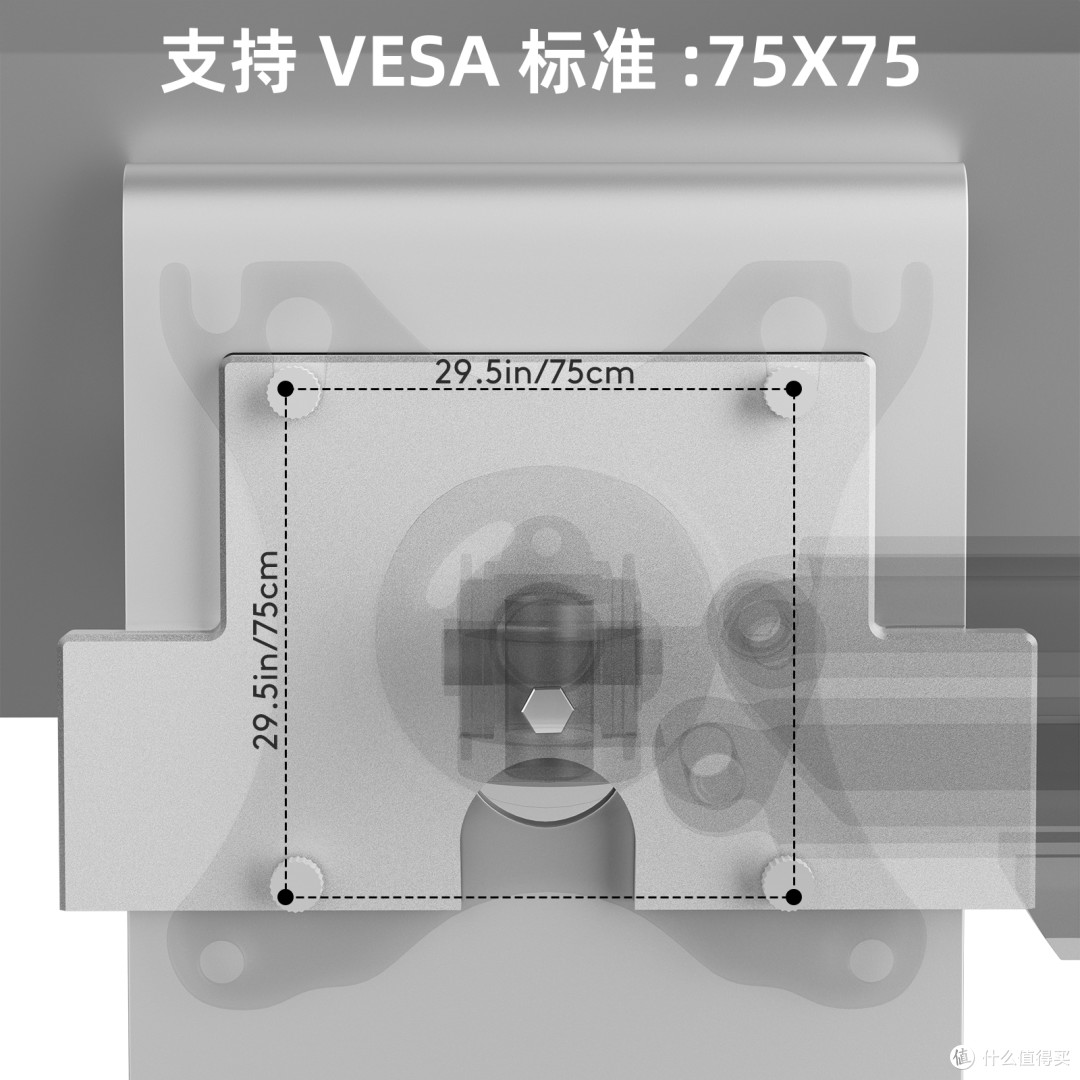 新款24 寸M1 iMac一体机VESA转化器VMA-21_接口转换器_什么值得买
