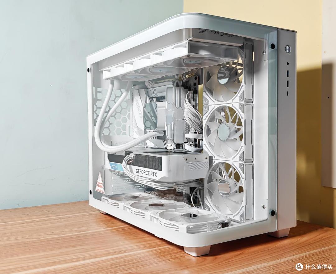 白色海景房,支持背插,乔思伯又让我破费了,TK3新品机箱装机感受_机箱_什么值得买