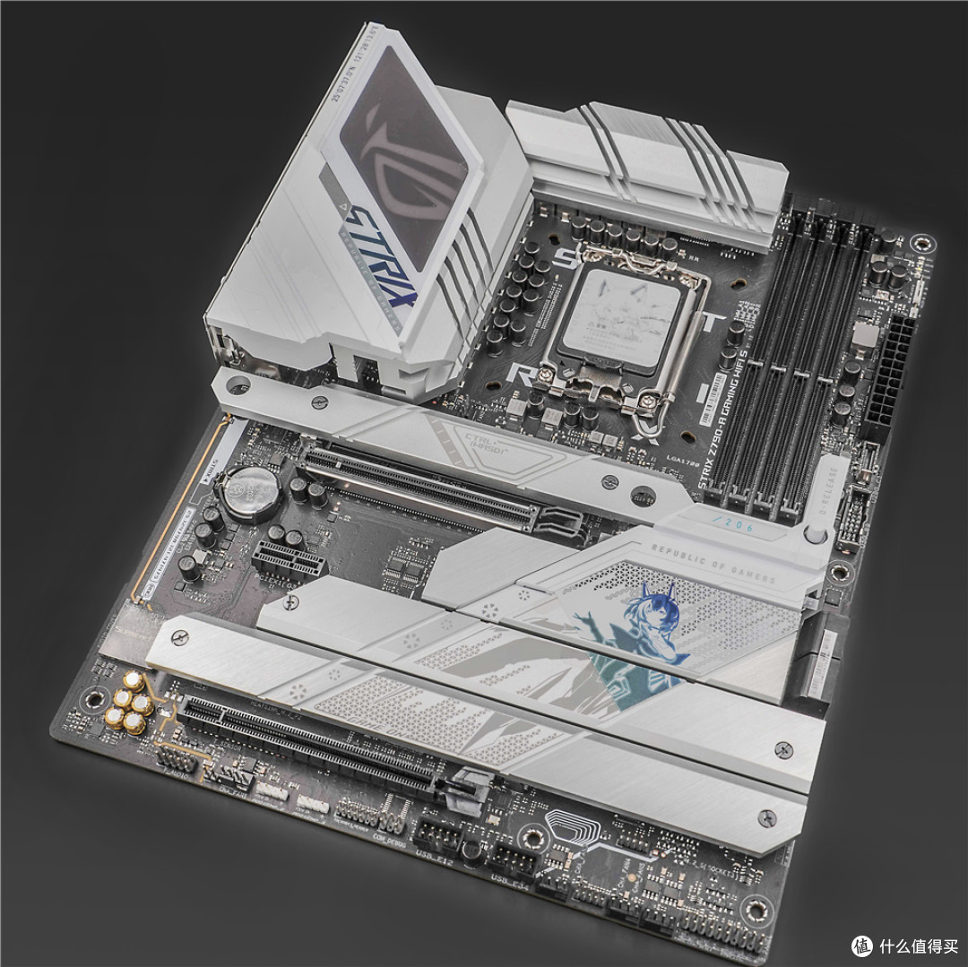 HOF OC ONE+ROG Z790-A WIFI S吹雪+影驰 RTX4070 20周年纪念版+星曜G360水冷的影驰白色主机全家桶分享 ...