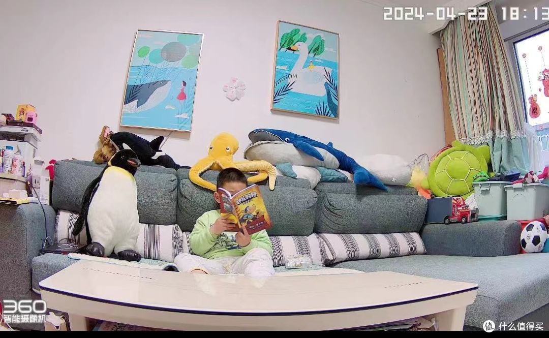 AI带娃，智能看家！家用摄像头进化出新形态，360 8max 4K摄像机使用分享_智能摄像机_什么值得买