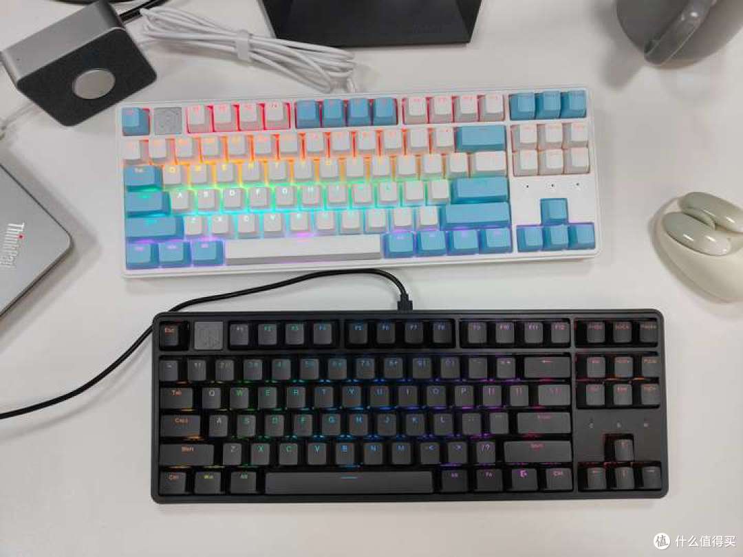 内卷严重，99元的艾石头NA87机械键盘开箱_无线键盘_什么值得买