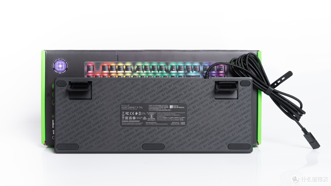 游戏、码字全都爽的段落BOX光轴，雷蛇猎魂光蛛V3 X竞技版体验_键盘_什么值得买