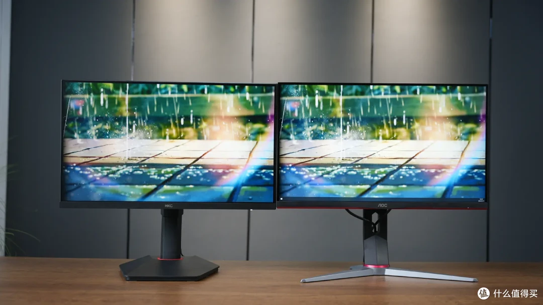 HKC G24H2 VS AOC Q24G2—24英寸小钢炮电竞显示器谁更值，亲测一轮有惊喜_显示器_什么值得买